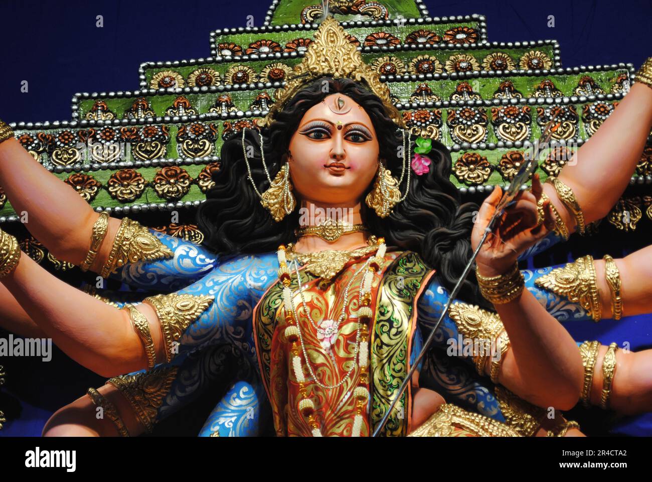 durga idol image, Clay Durga Goddess pic,durga ji ki murti,maa durga ...