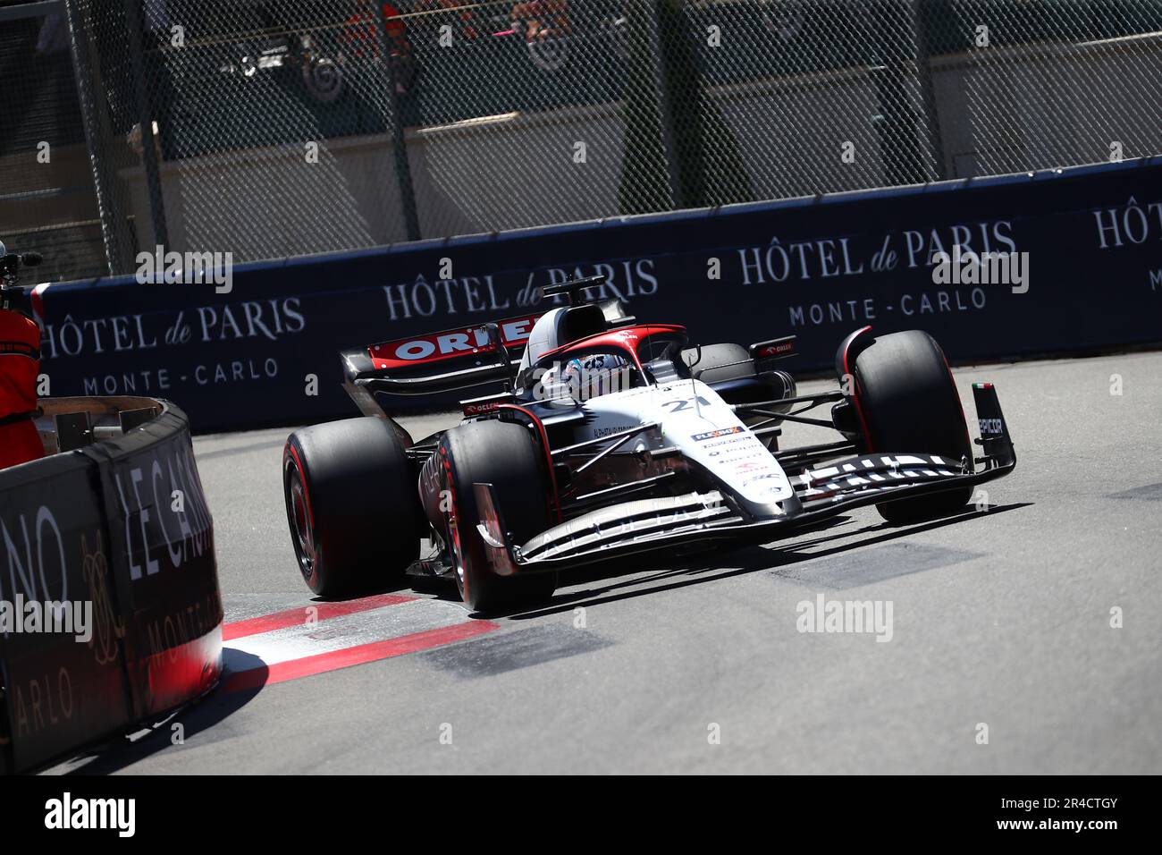 Monaco, Monaco. 27th May, 2023. Nyck De Vries of AlphaTauri on track ...