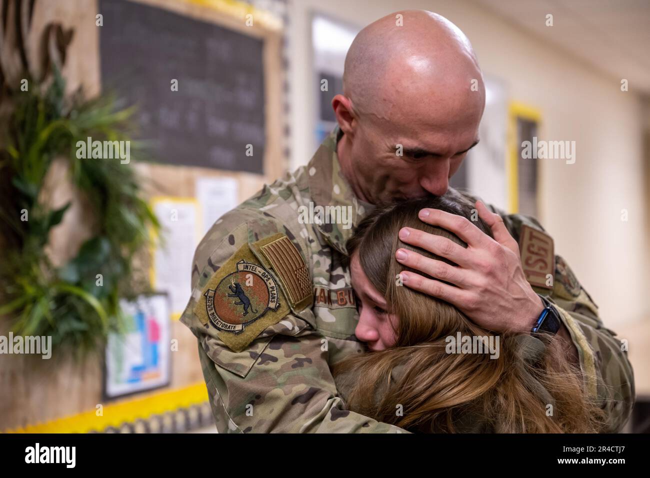 Air Force Master Sgt. Robert Van Buren, a first sergeant at the 181st ...
