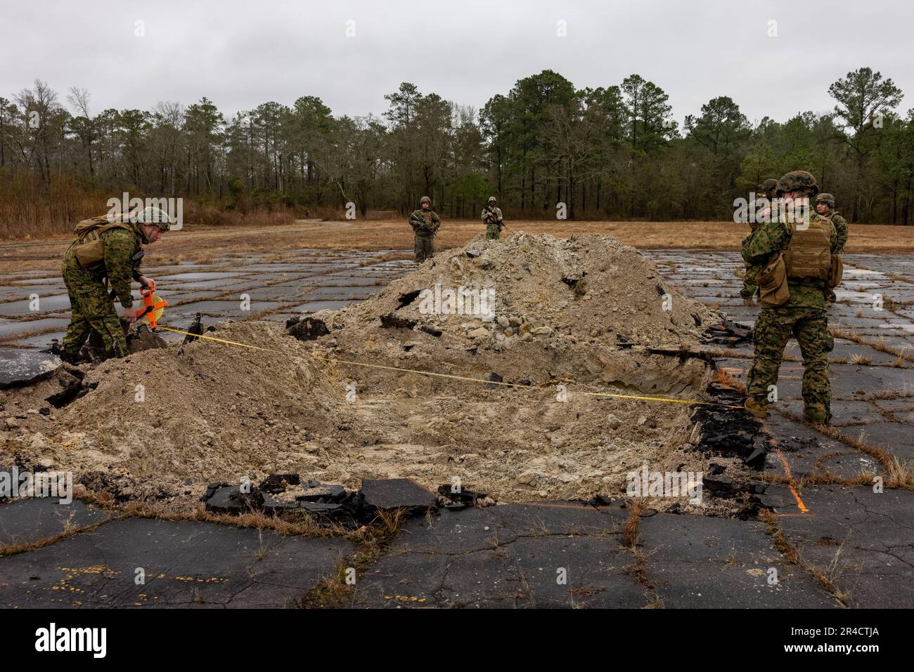 U.S. Marine Corps Lance Cpl. Jordan Morrison, left, and Lance Cpl ...