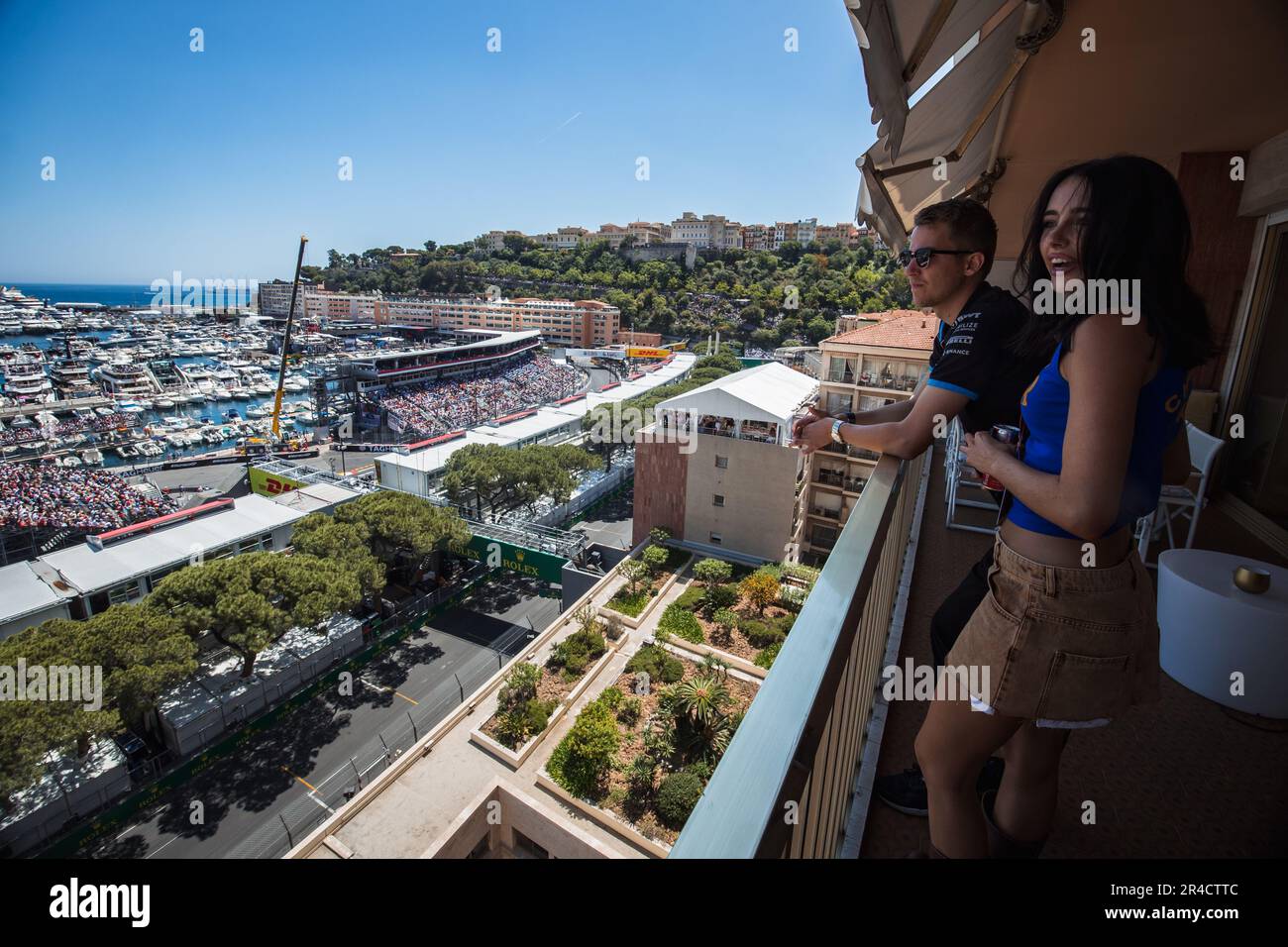 Monaco, Monte Carlo. 27th May, 2023. Circuit atmosphere - fans. 27.05.2023. Formula 1 World ...