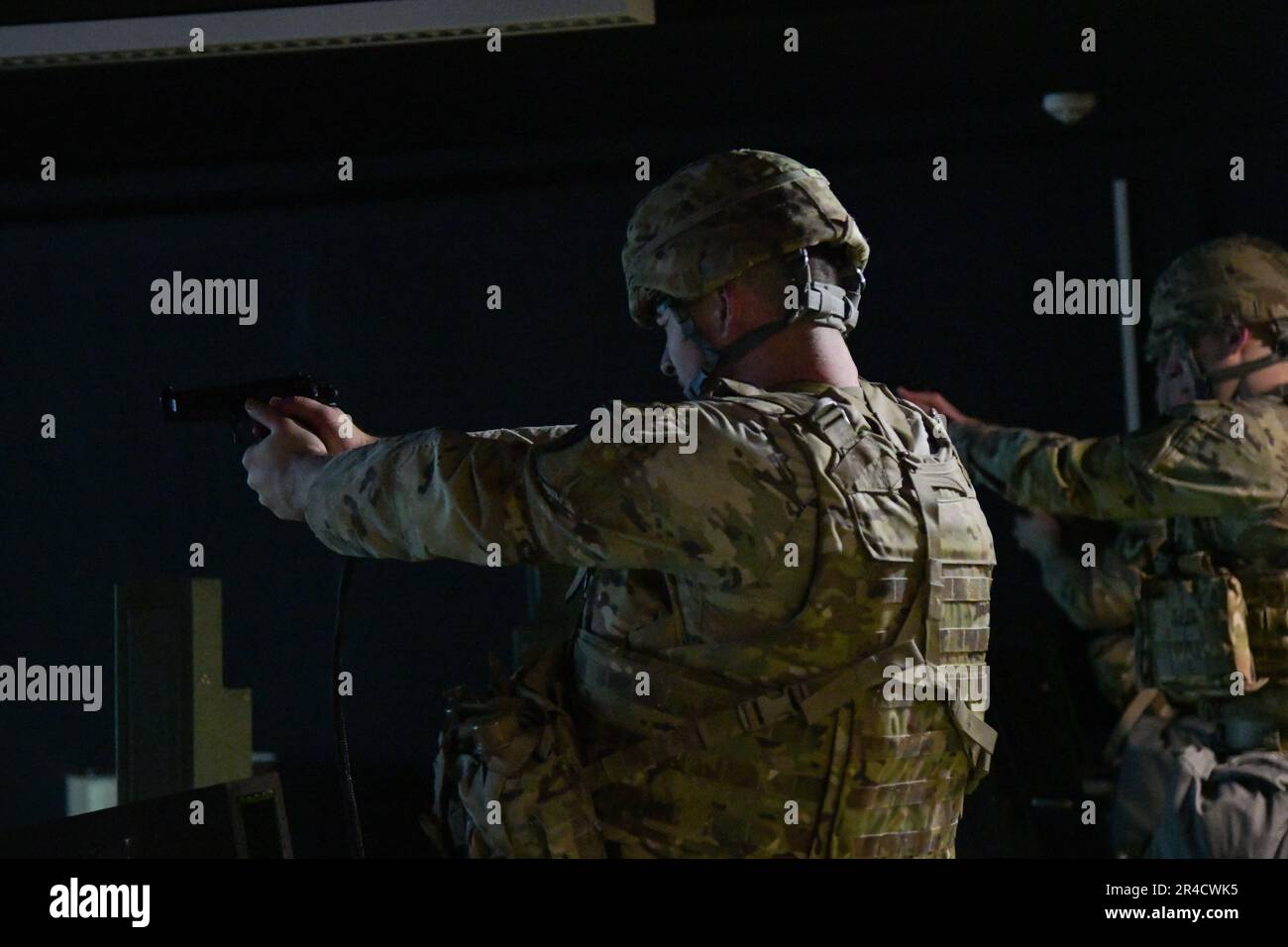 U.S. Soldiers assigned to United States Army Garrison Bavaria partake ...