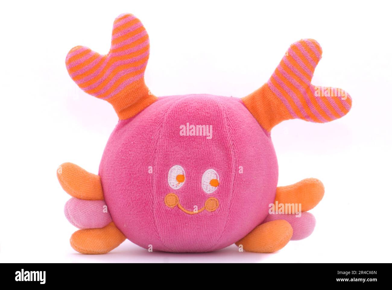 One plush toy on a white background Stock Photo - Alamy