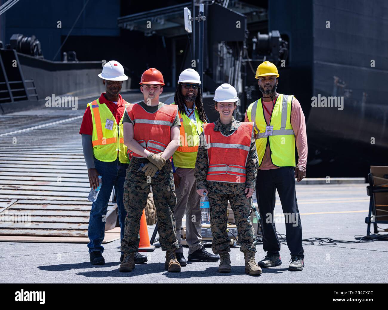 U.S. Marines with 3rd Landing Support Battalion, 3rd Marine Logistics ...
