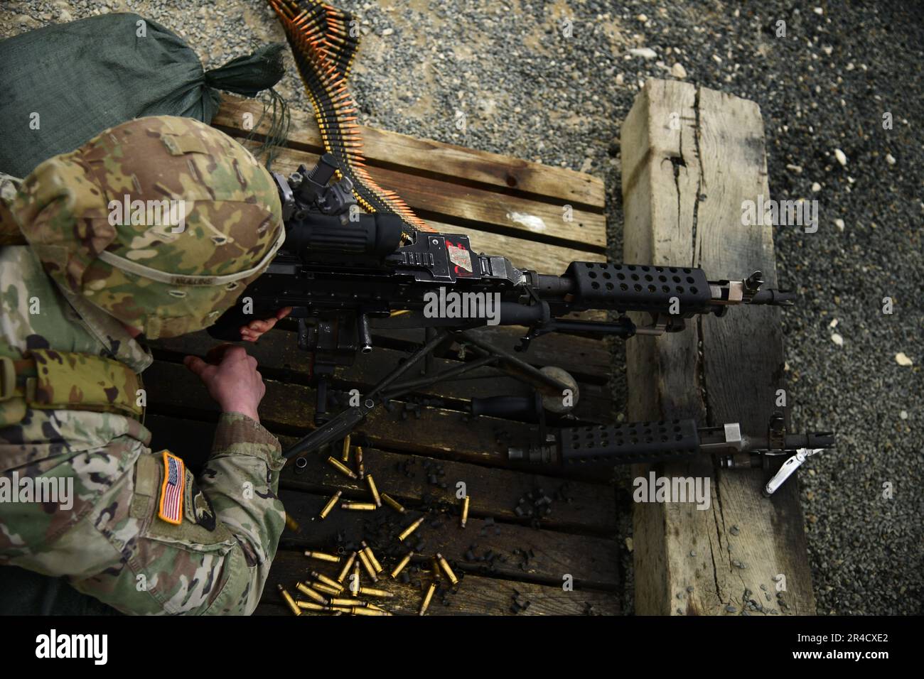 U.S. Army Spc. William Mullins, assigned to 4th Squadron, 2nd Cavalry ...
