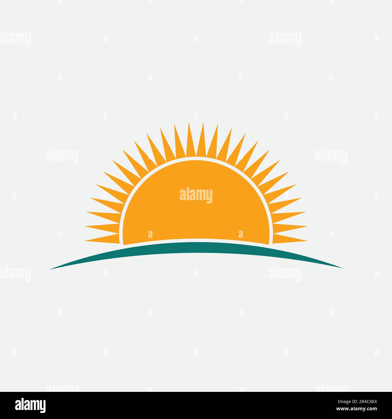Sunrise Splendor Morning Glow icon logo Stock Vector Image & Art - Alamy
