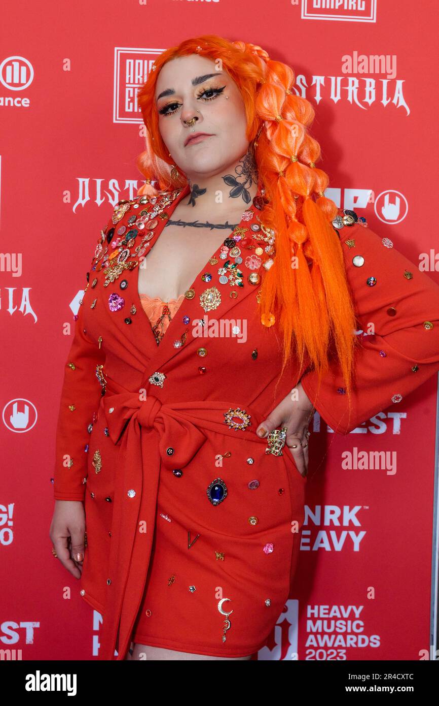 Heavy Music Awards, OVO Arena Wembley, UK. 26th May 2023. Djamila Boden ...