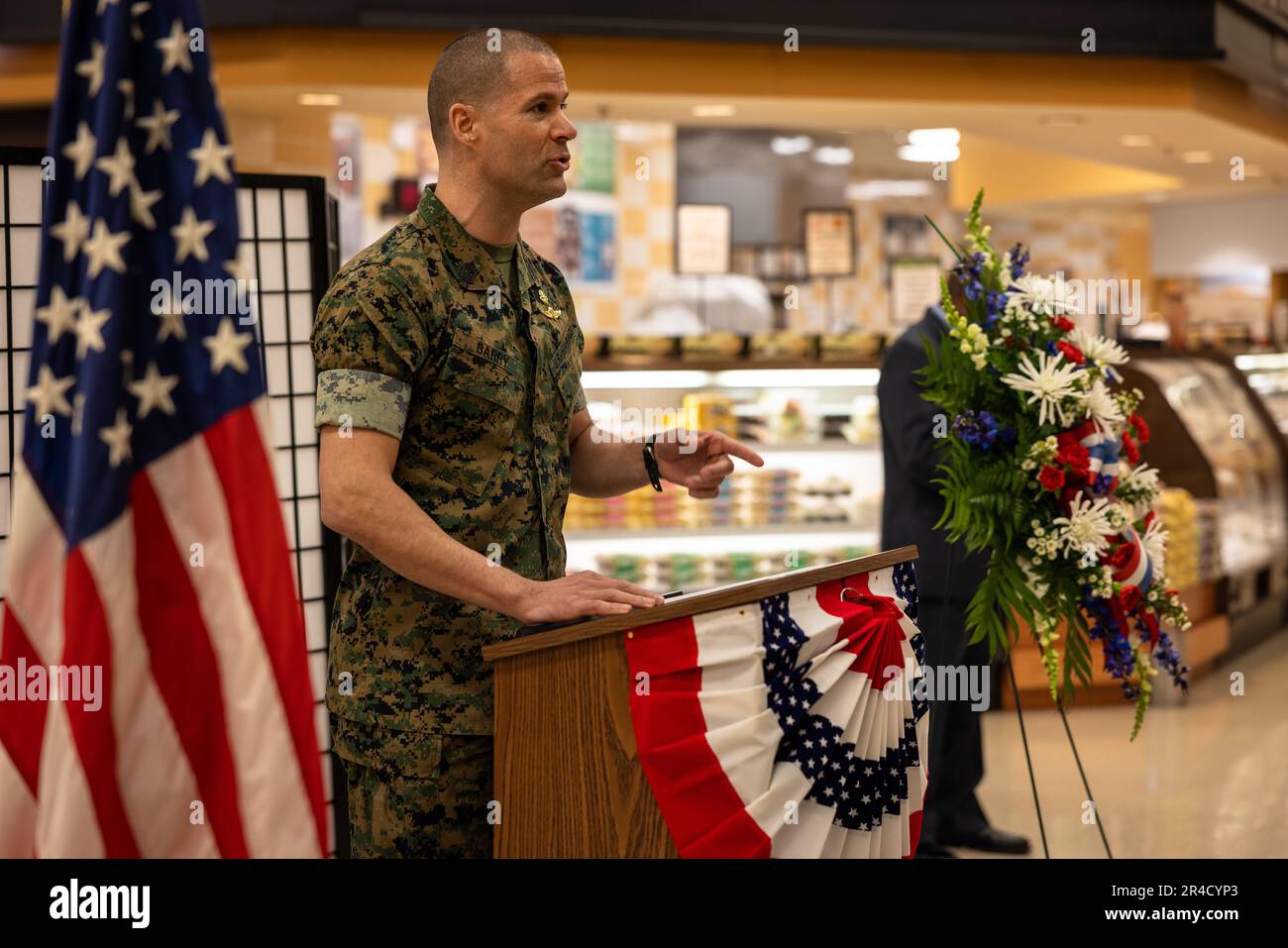 U.S. Marine Corps Sgt. Maj. Collin D. Barry, sergeant major, Marine ...
