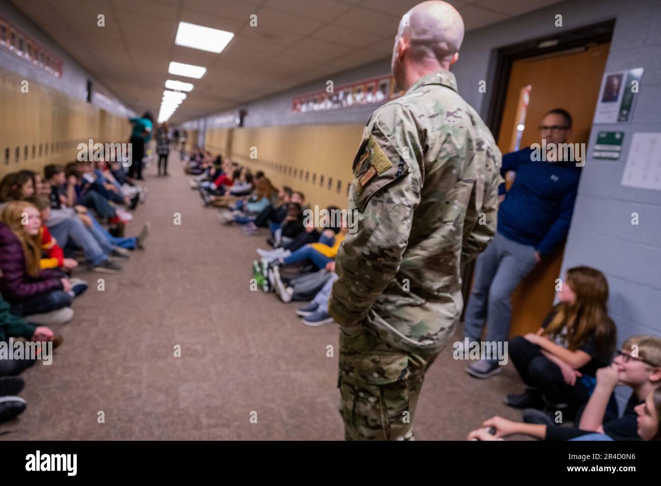 Air Force Master Sgt. Robert Van Buren, a first sergeant at the 181st ...