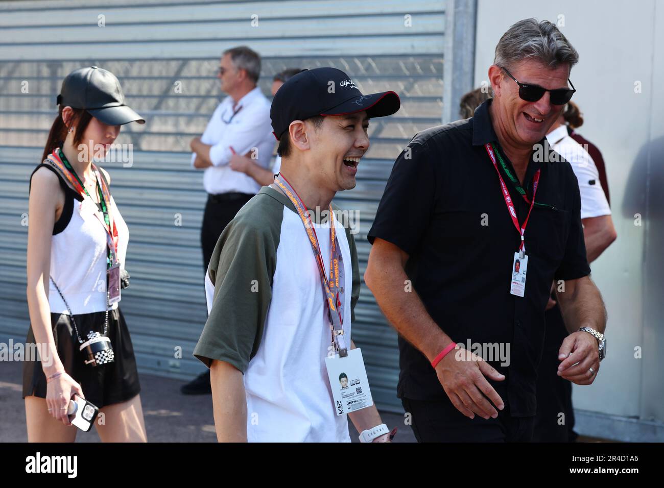 Monaco, Monte Carlo. 27th May, 2023. Jimmy Lin (TWN) Singer, Alfa Romeo ...