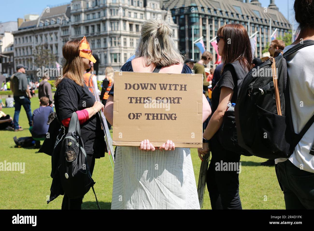 London Uk 27 May 2023 Not My Bill Protest Activists From Many
