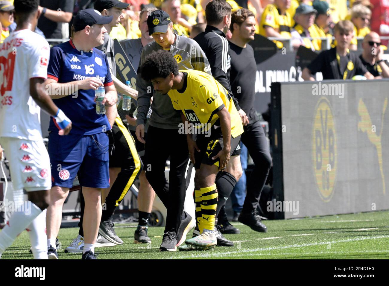 DORTMUND - Karim Adeyemi of Borussia Dortmund during the Bundesliga ...