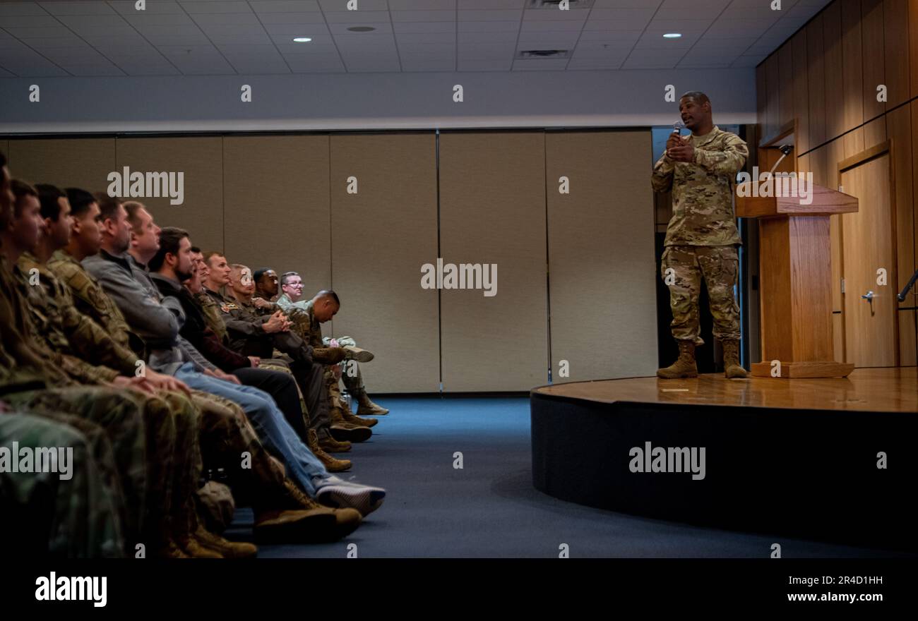 U.S. Air Force Chief Master Sgt. Wayne Sharp, 325th Fighter Wing ...
