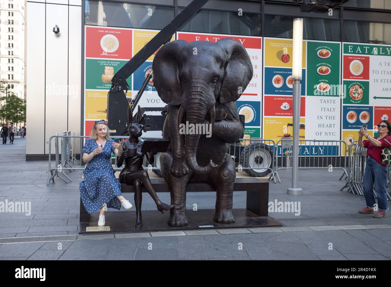 Large sculptures of various endangered animals by artists Gillie and ...