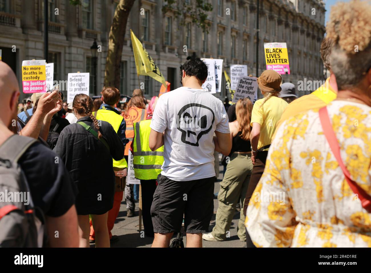 London, UK. 27 May 2023. 'Not My Bill' Protest. Activists from many ...