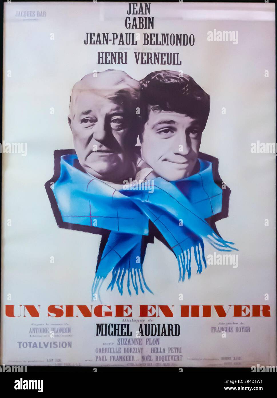 Un singe en hiver (film poster). Henri Verneuil. With Jean Gabin Jean ...