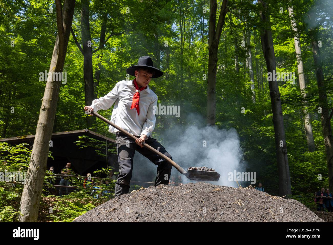Tharandt, Germany. 27th May, 2023. 16-year-old Niklas Papperitz stands ...