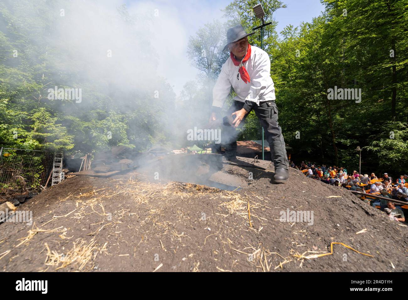Tharandt, Germany. 27th May, 2023. Sven Papperitz stands on the ...