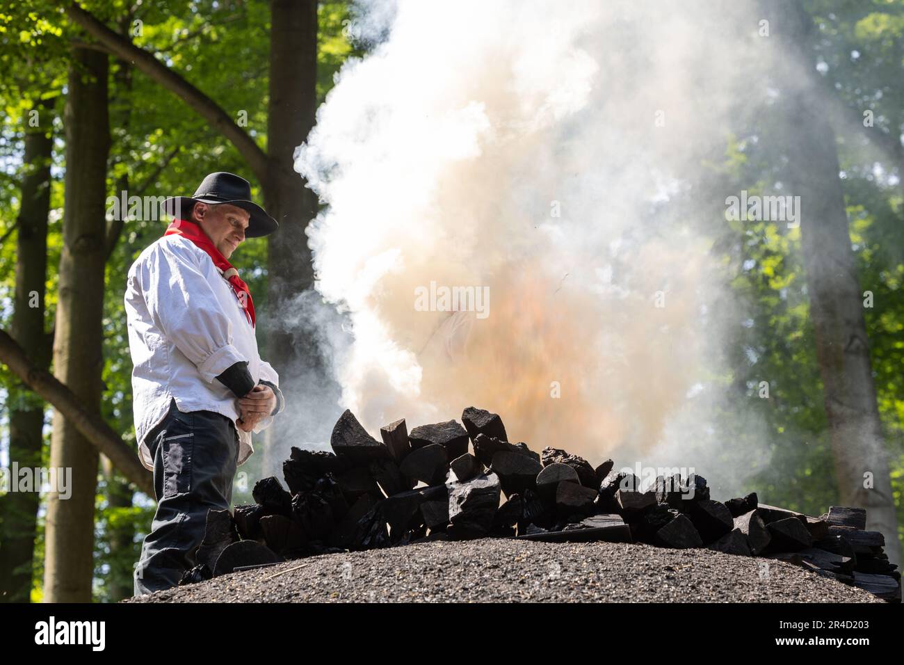 Tharandt, Germany. 27th May, 2023. Sven Papperitz stands on the ...
