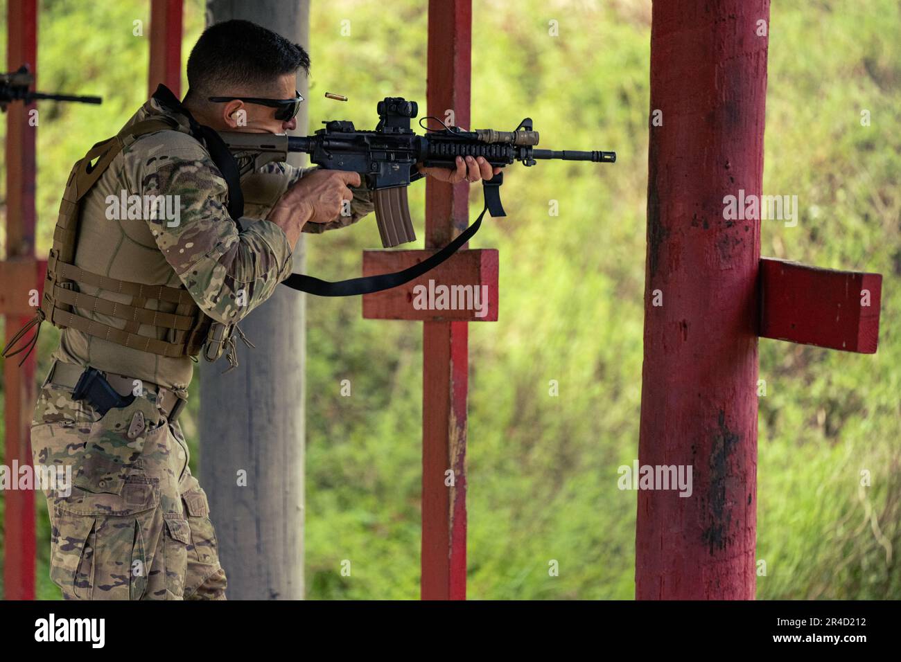 U.S. Air Force Airmen assigned to the 24th Special Operations Wing ...