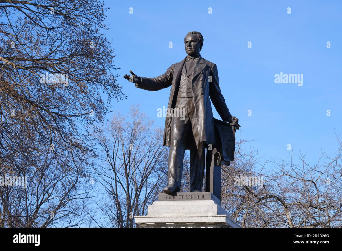 Cartier statue, Parc Montmorency, Quebec City, Canada Stock Photo - Alamy