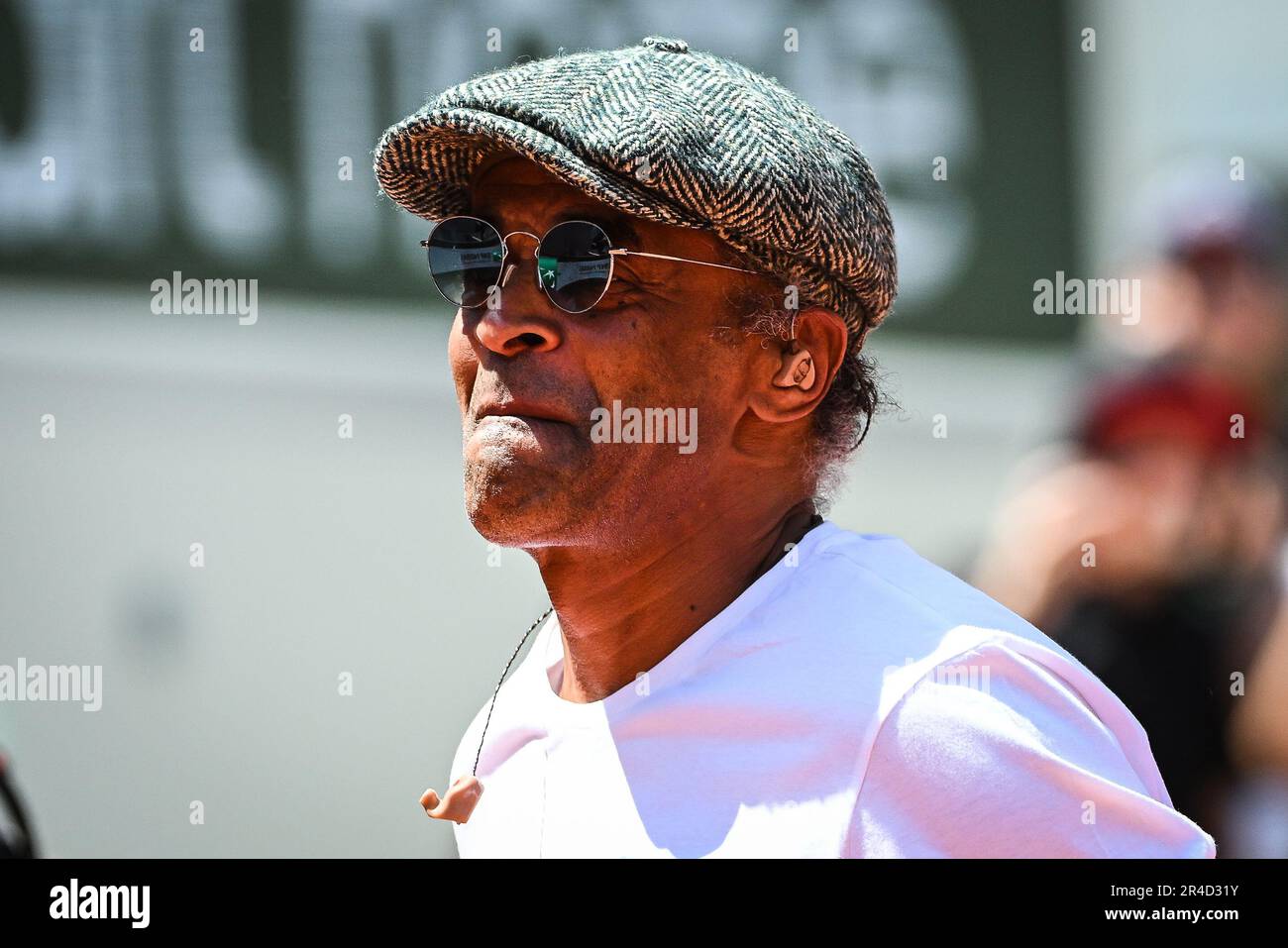 French singer and former tennis player Yannick NOAH performs on stage ...