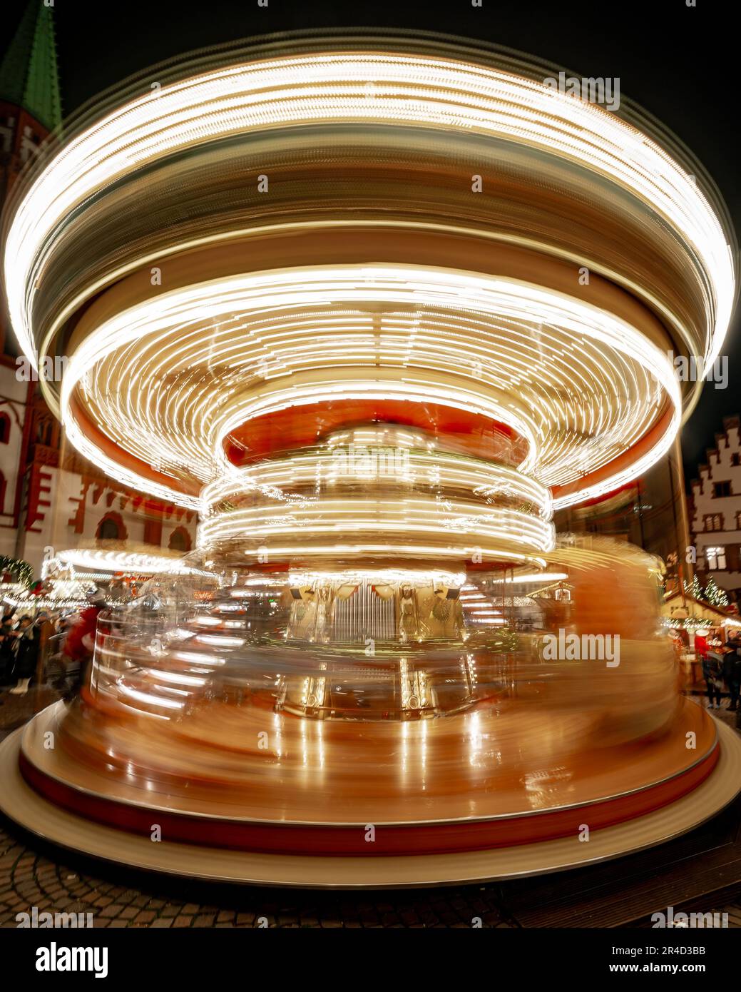 Spinning carousel in public park hi-res stock photography and images ...