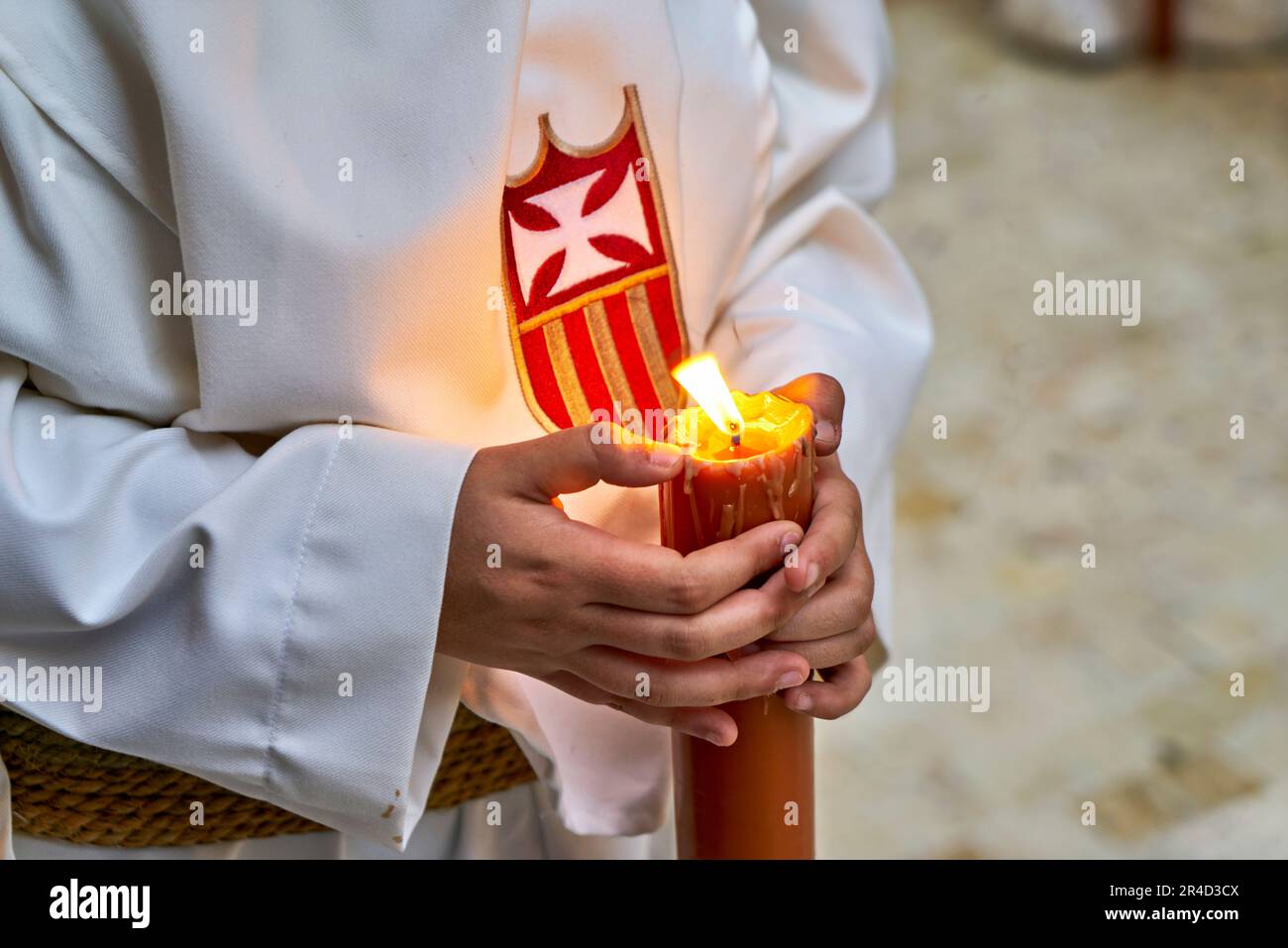 Andalusia Spain. Procession at the Semana Santa (Holy week) in Malaga ...