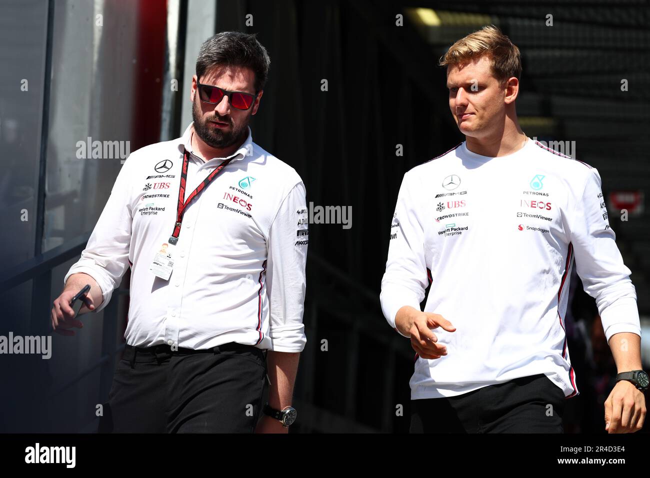 Monte Carlo, Monaco. 27th May, 2023. (L to R): Adam McDaid (GBR ...