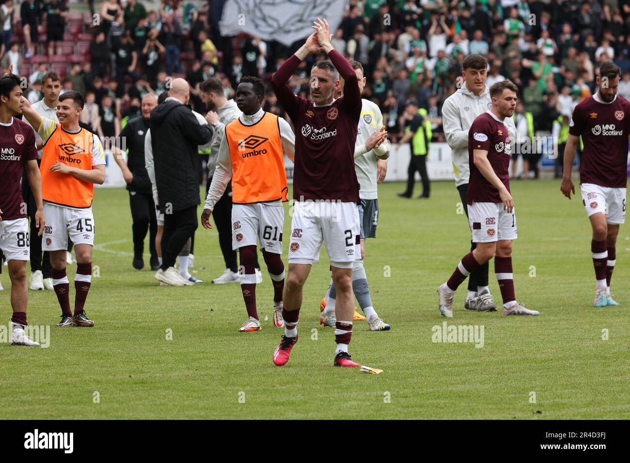 Tynecastle Park. 27 May 2023. Cinch Premiership. Heart of Midlothian v ...