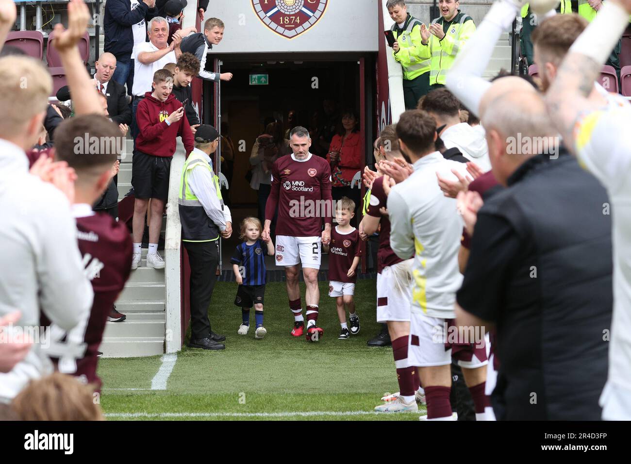 Tynecastle Park. 27 May 2023. Cinch Premiership. Heart of Midlothian v ...