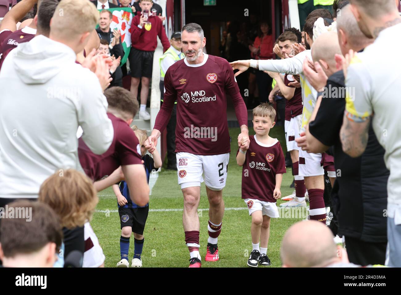 Tynecastle Park. 27 May 2023. Cinch Premiership. Heart of Midlothian v ...