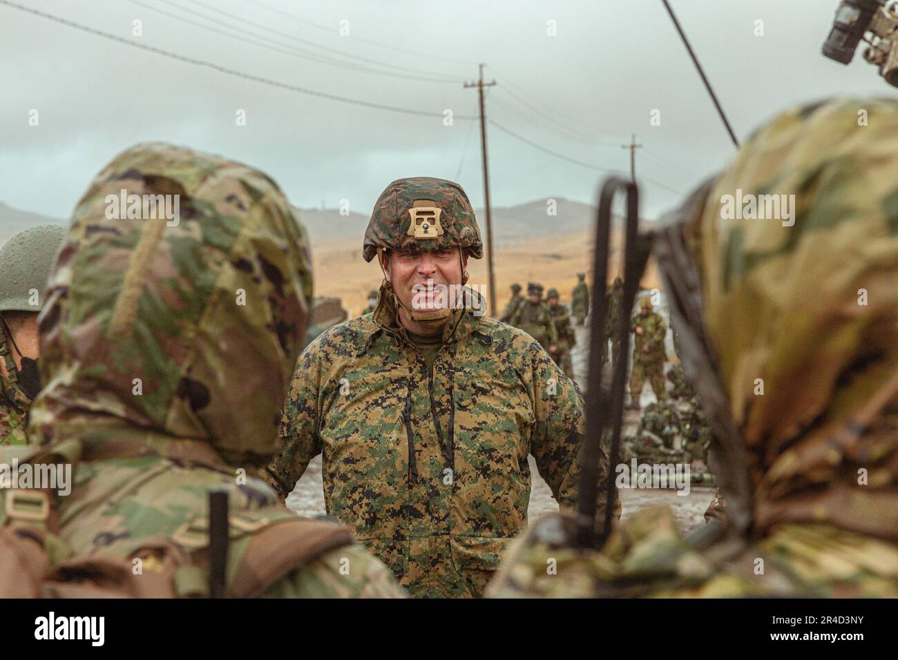 U.S. Marine Corps Col. Matthew Danner, commanding officer of the 31st ...