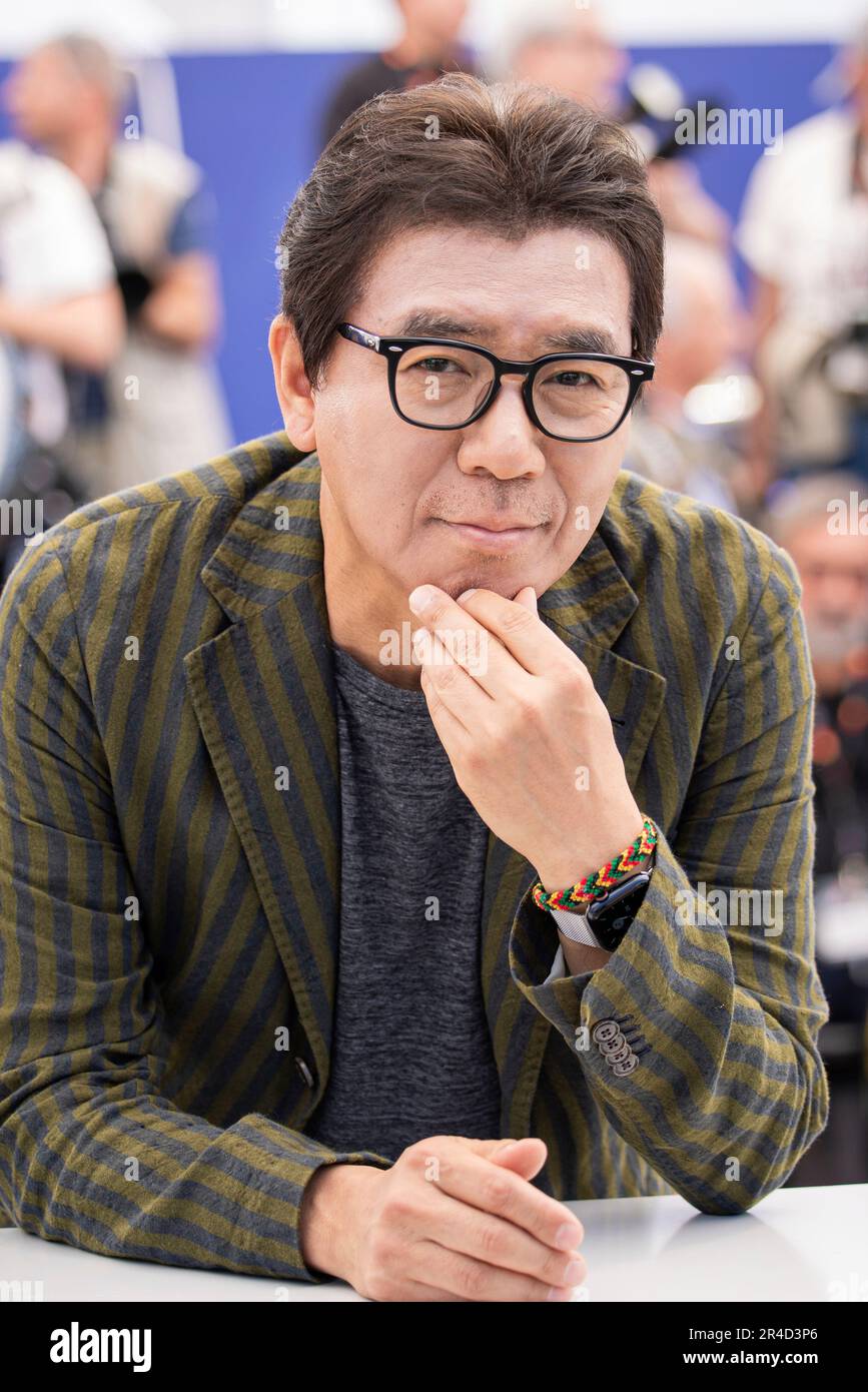 Director Kim Jee-woon poses for photographers at the photo call for the ...