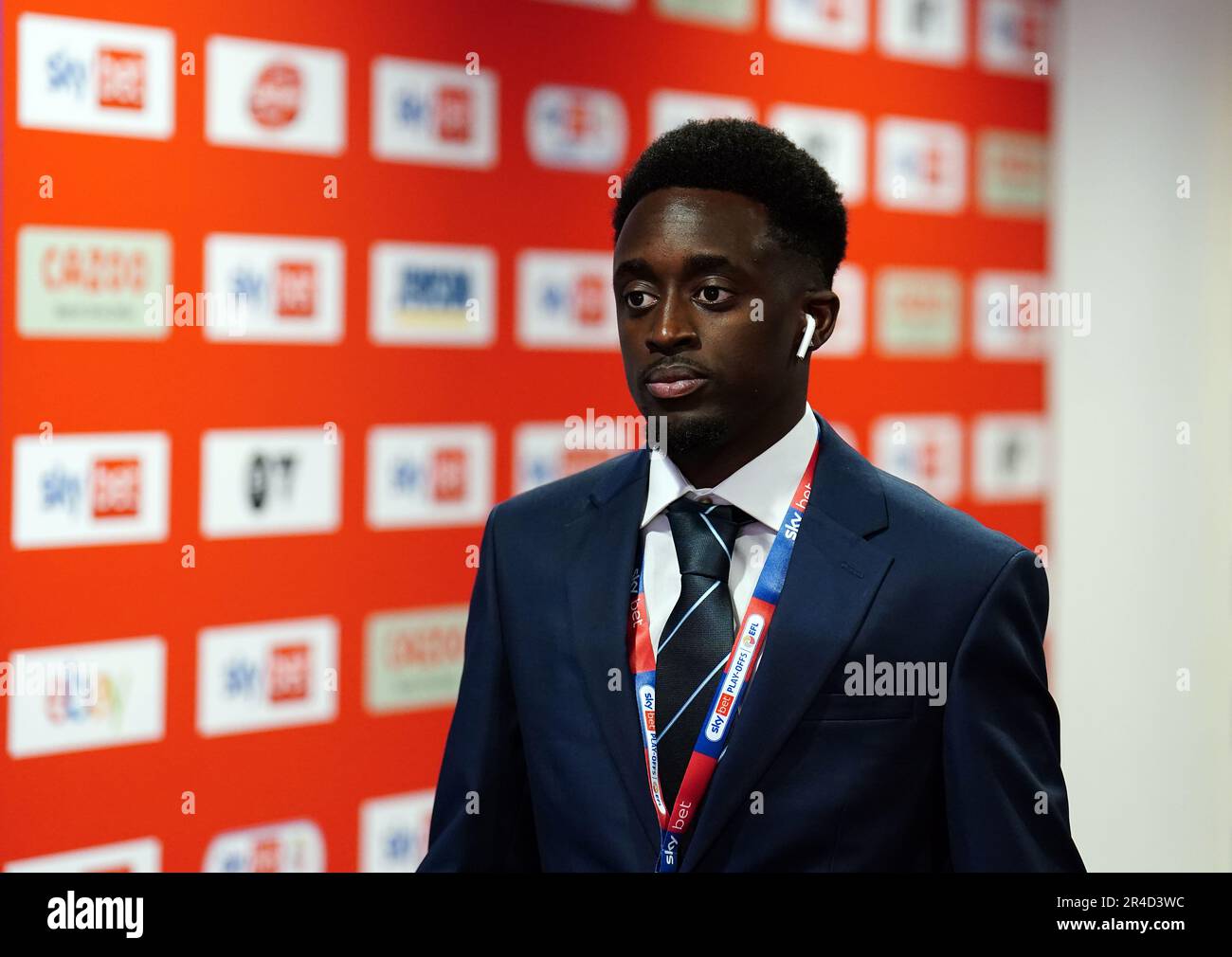 Coventry City's Fabio Tavares arrives for the Sky Bet Championship play ...