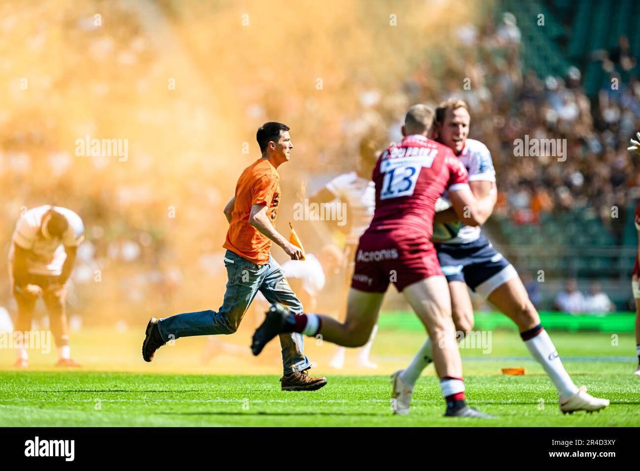 Just stop oil protest rugby hi-res stock photography and images - Alamy