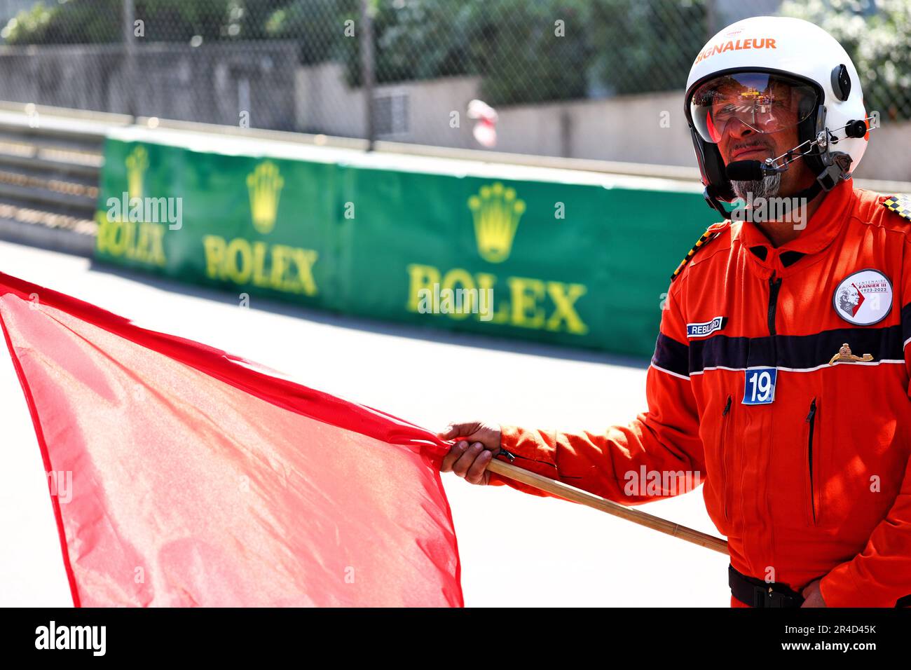 Marshal a red flag hi-res stock photography and images - Alamy