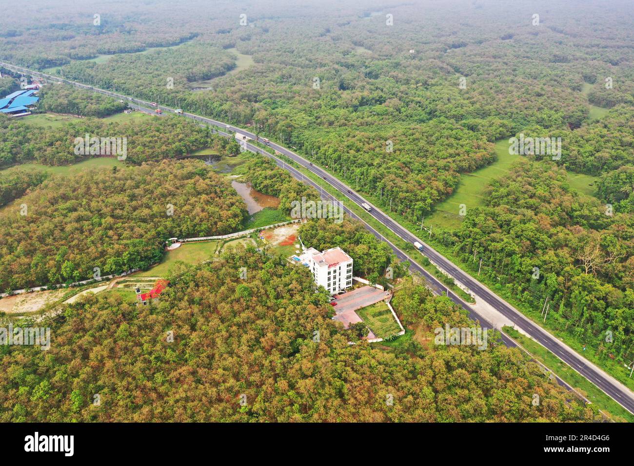Gazipur, Bangladesh - May 25, 2023: Bhawal National Park is a nature reserve and the national ...