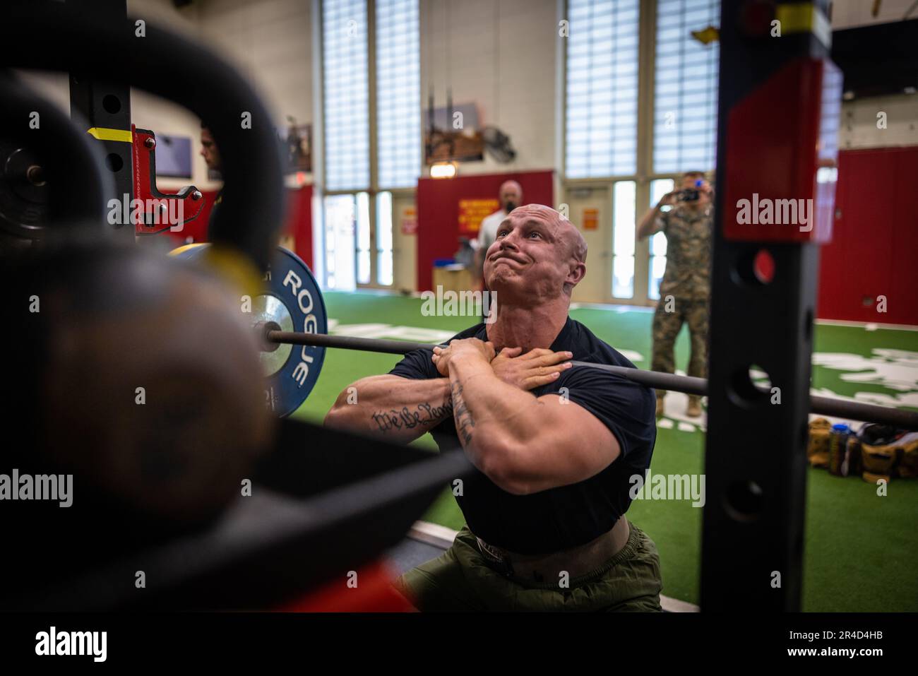 U.S. Marine Corps Staff Sgt. Geoffry M. Laney, a utilities instructor ...
