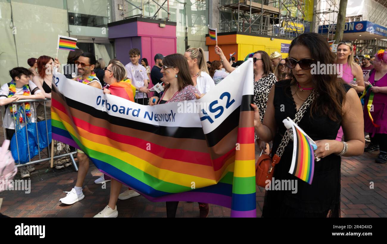 Birmingham, UK, 27th May 2023, Birmingham Pride 2023, Today marks the ...