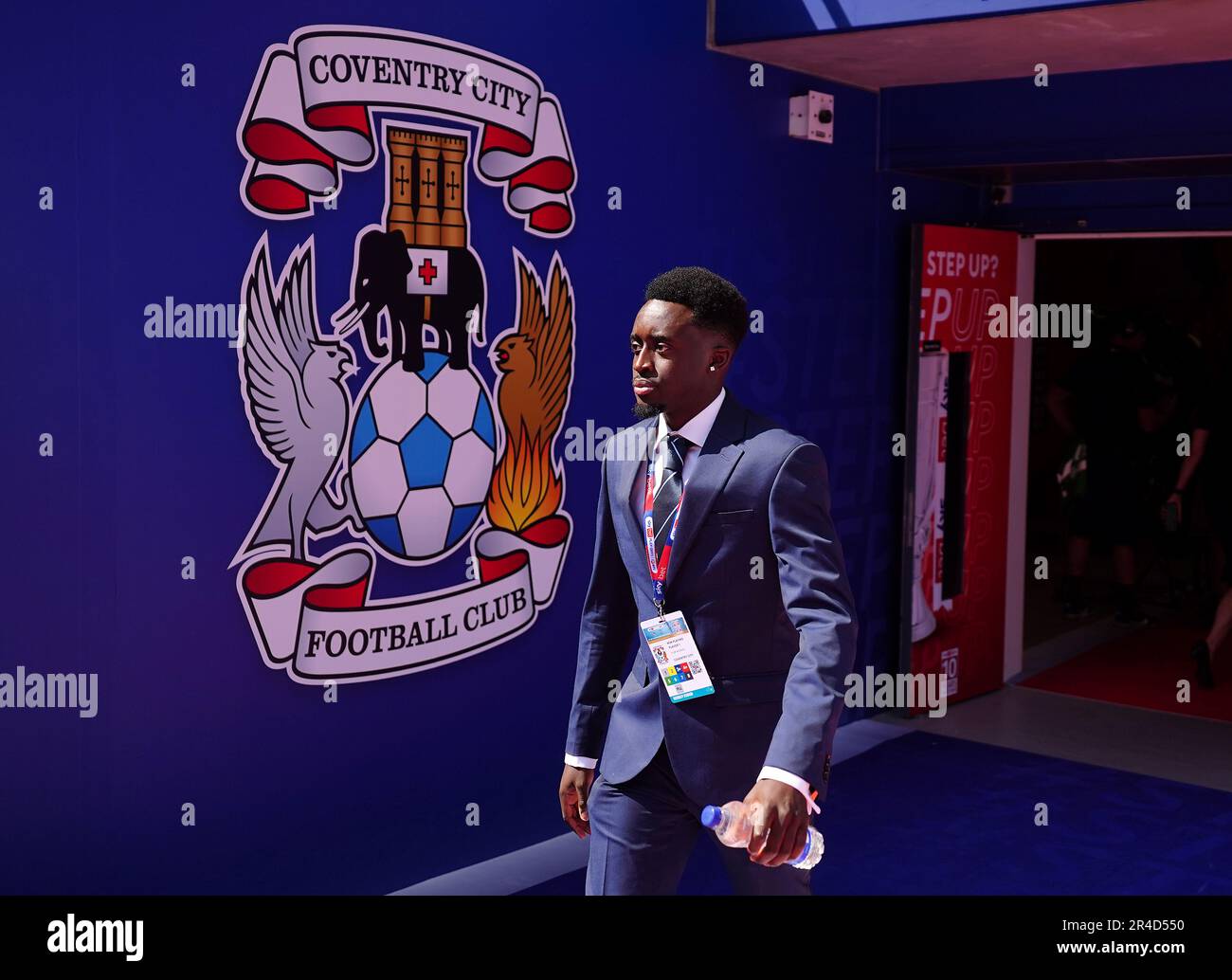 Coventry City's Fabio Tavares arrives for the Sky Bet Championship play ...
