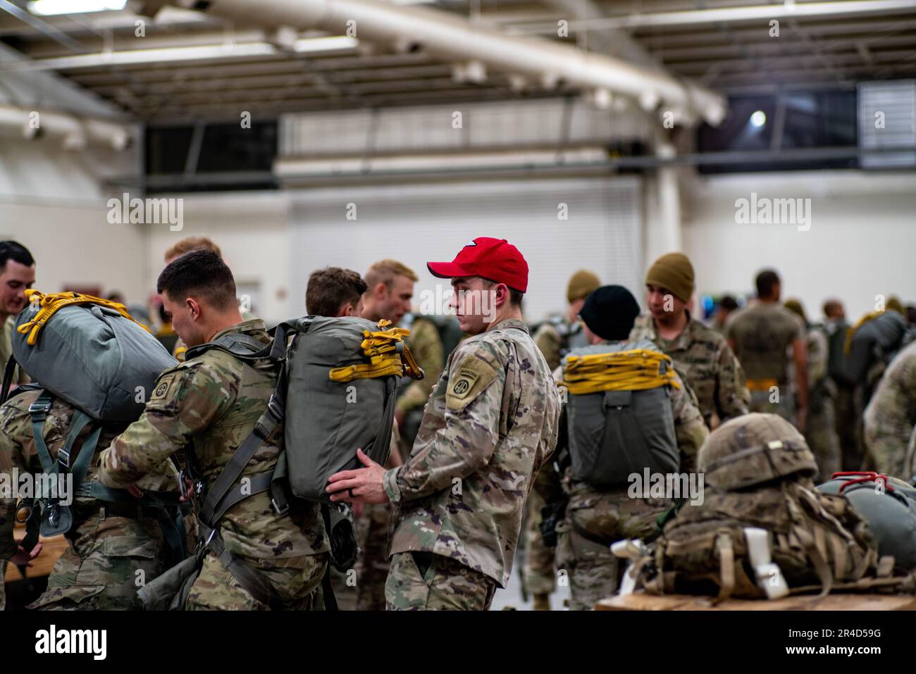 Paratroopers of the 2nd Brigade Combat Team, 82nd Airborne Division don ...