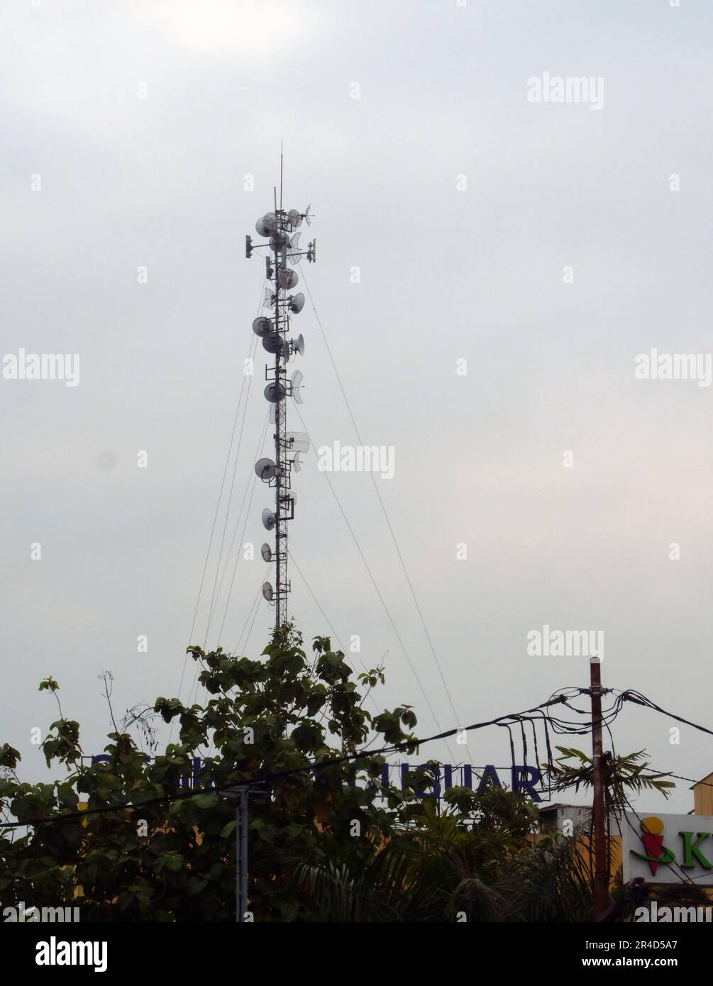 BTS Telecommunication and mobile network infrastructure Stock Photo - Alamy