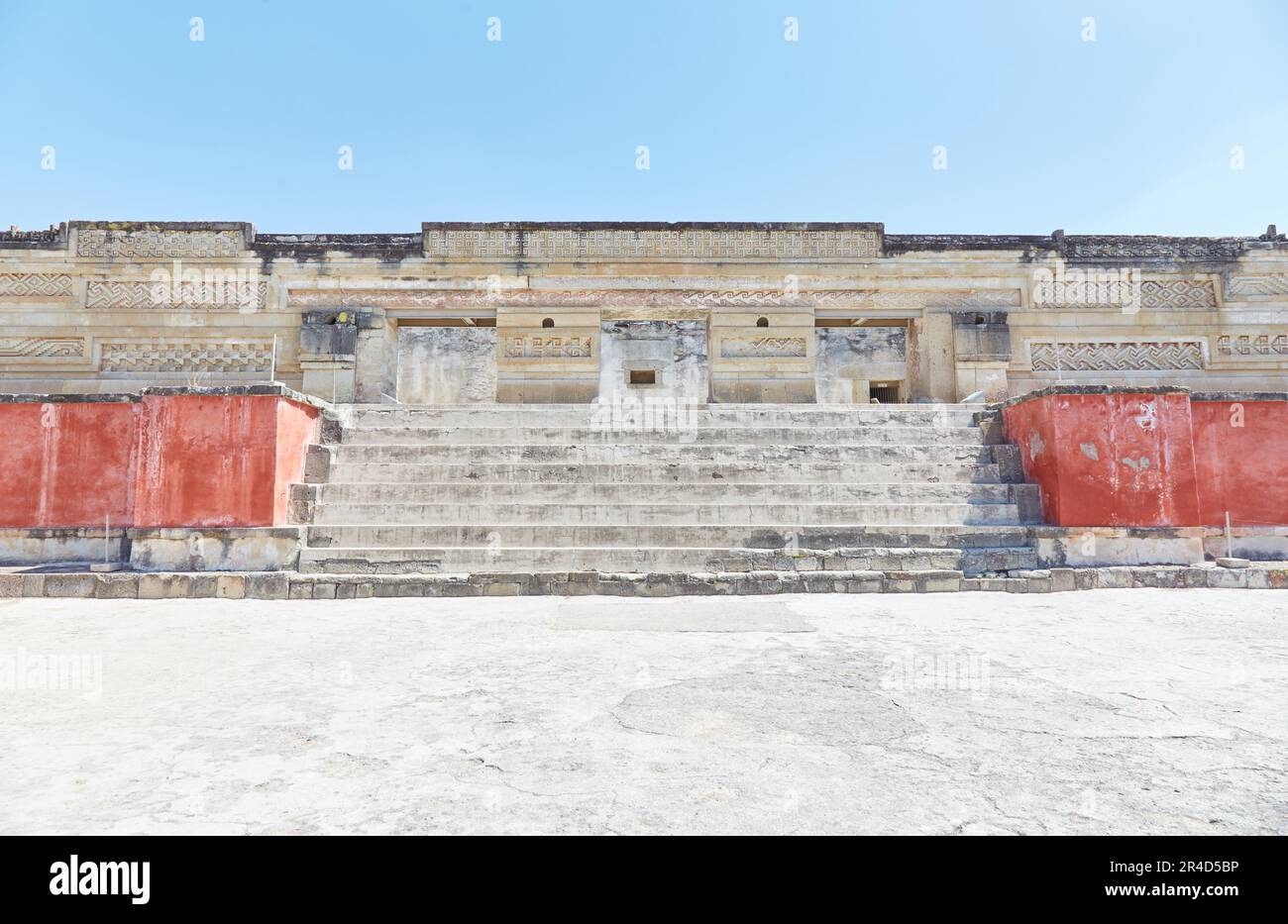 The unique ruins of Mitla, in Oaxaca, Mexico, was a Zapotec and Mixtec city known for its ...