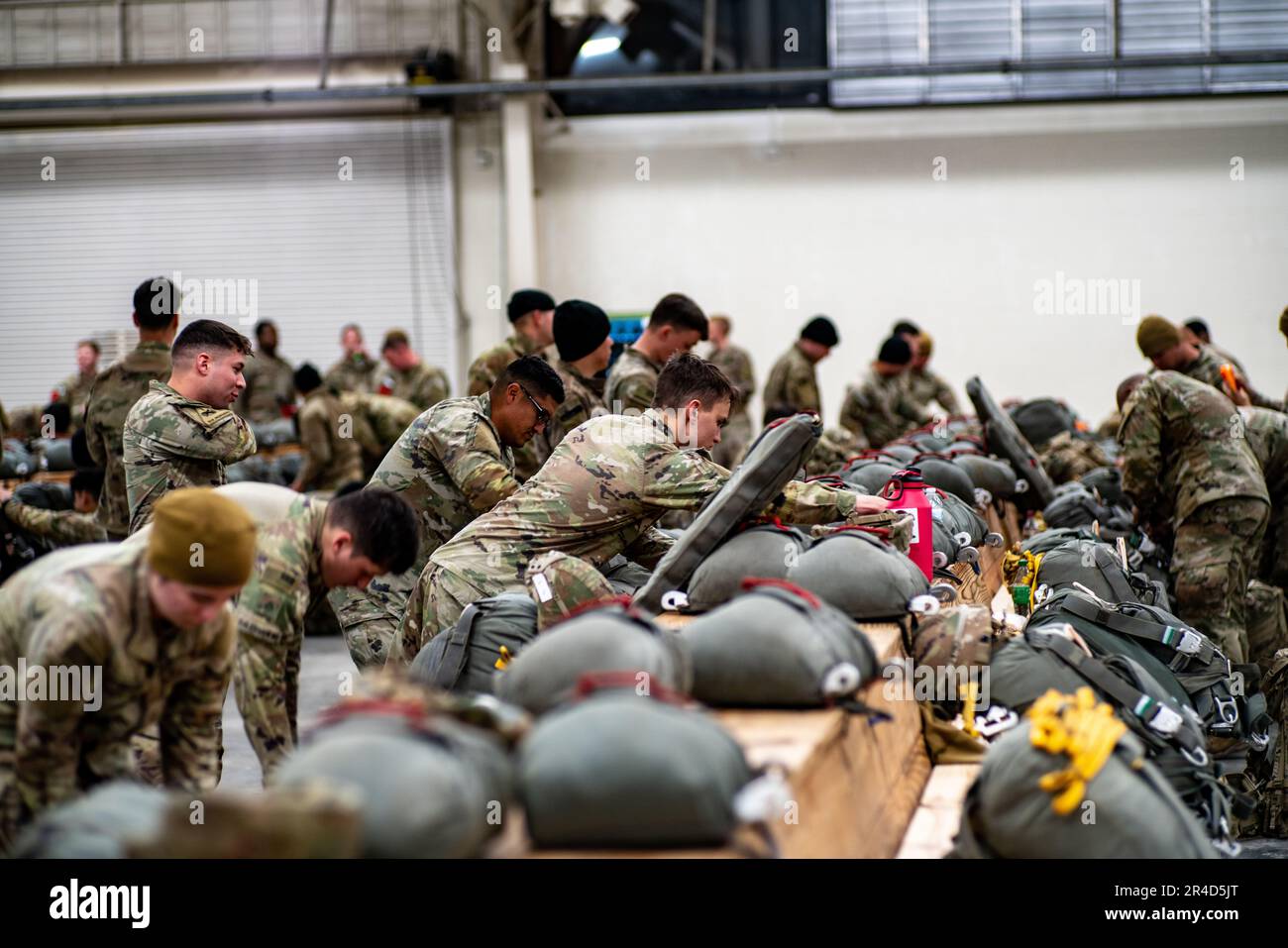 Paratroopers of the 2nd Brigade Combat Team, 82nd Airborne Division don ...