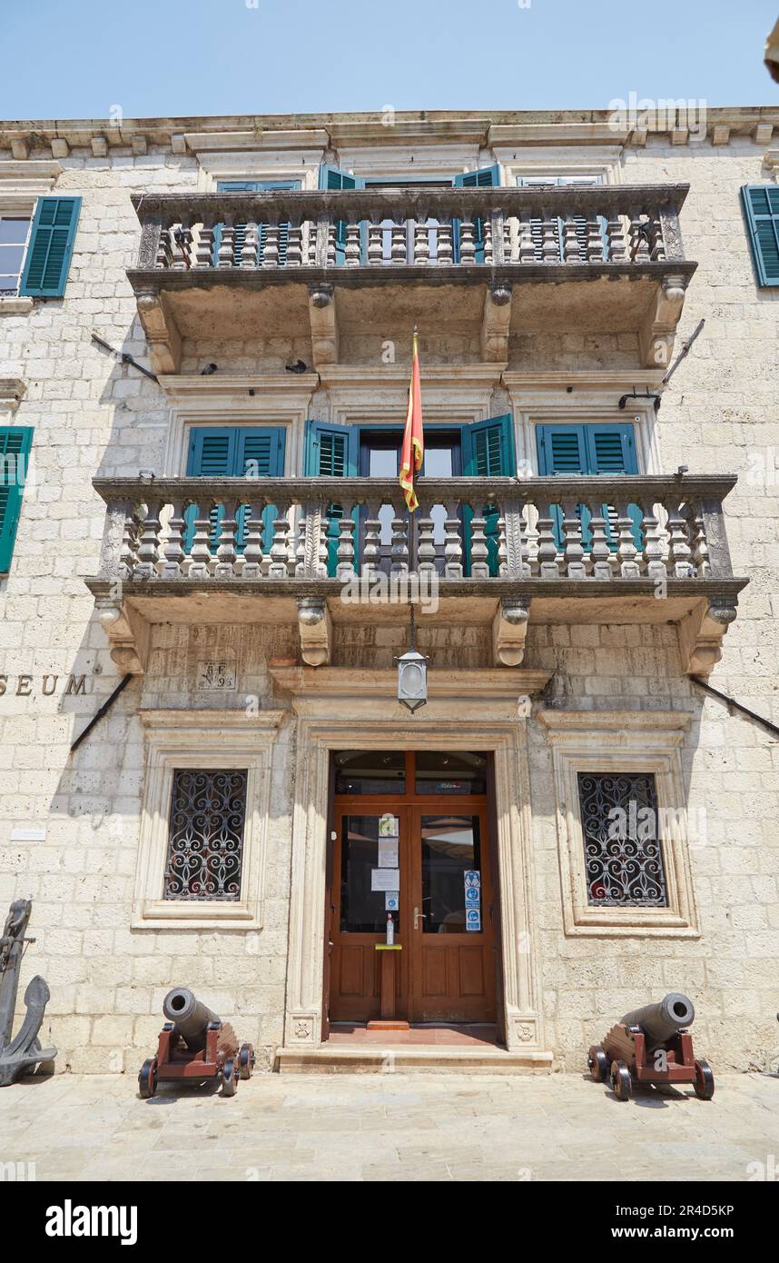 The popular Maritime Museum of Kotor, Montenegro, details the city's ...