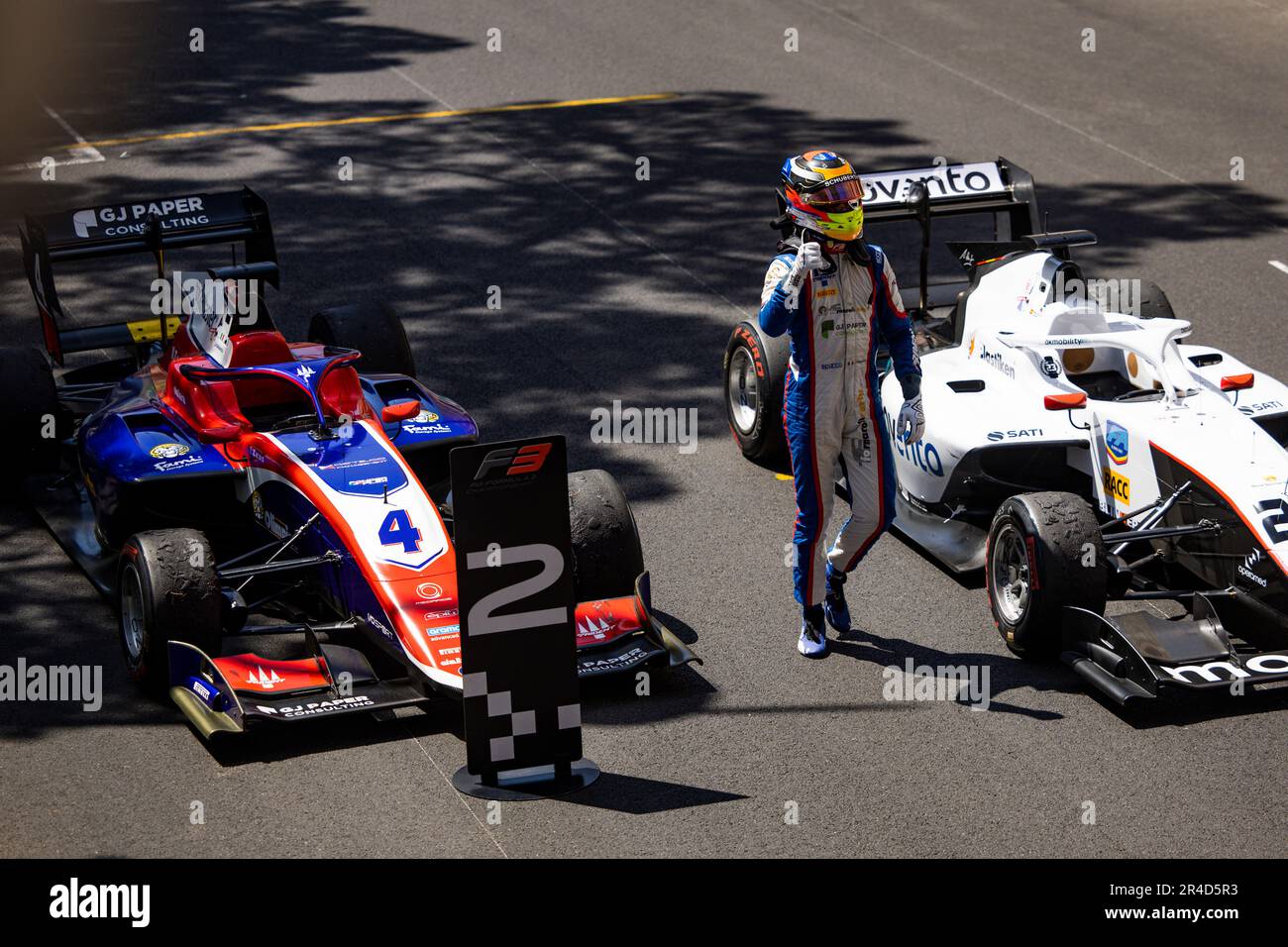 FORNAROLI Leonardo (ita), Trident, Dallara F3, celebrates his P2 during ...