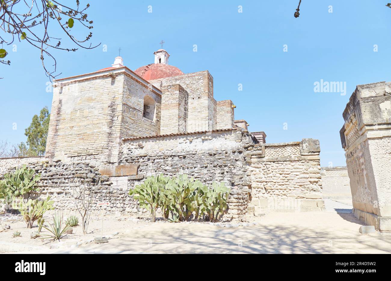 The unique ruins of Mitla, in Oaxaca, Mexico, was a Zapotec and Mixtec ...