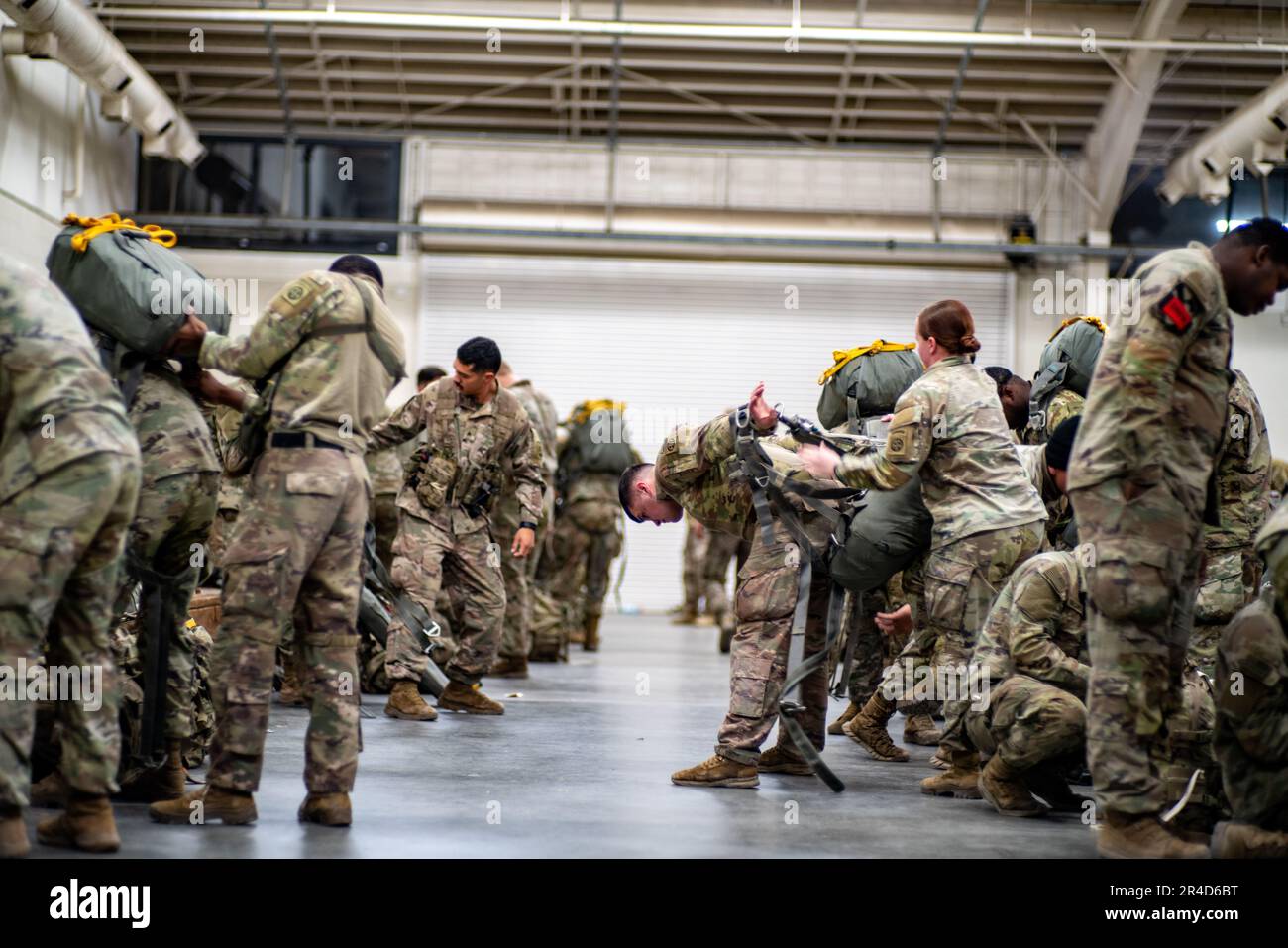 Paratroopers of the 2nd Brigade Combat Team, 82nd Airborne Division don ...