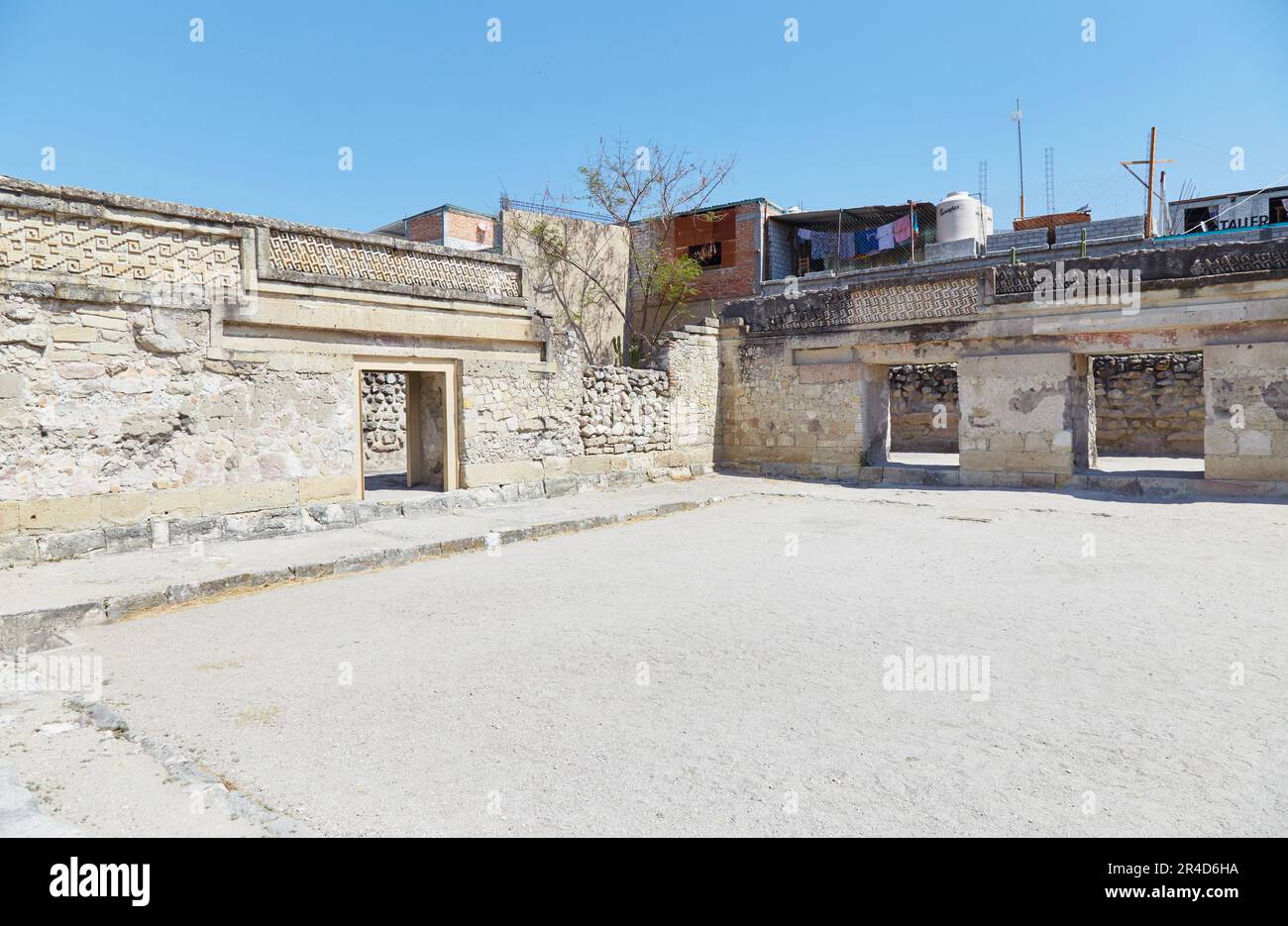 The unique ruins of Mitla, in Oaxaca, Mexico, was a Zapotec and Mixtec ...